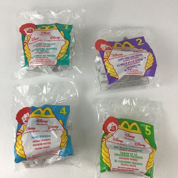McDonald's | Toys | Disney Video Favorites Mcdonalds Mickey Tramp Mary ...